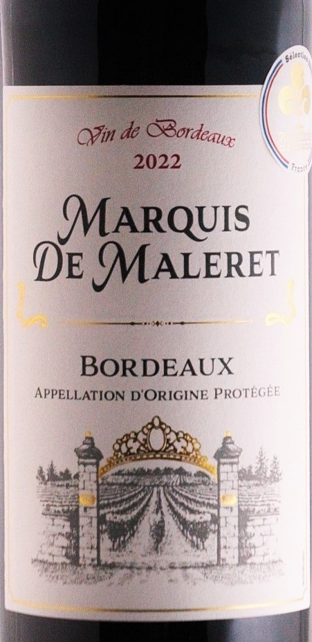 マルキ・ド・マルレ ボルドー 赤 | ワインサーチ | 株式会社スマイル